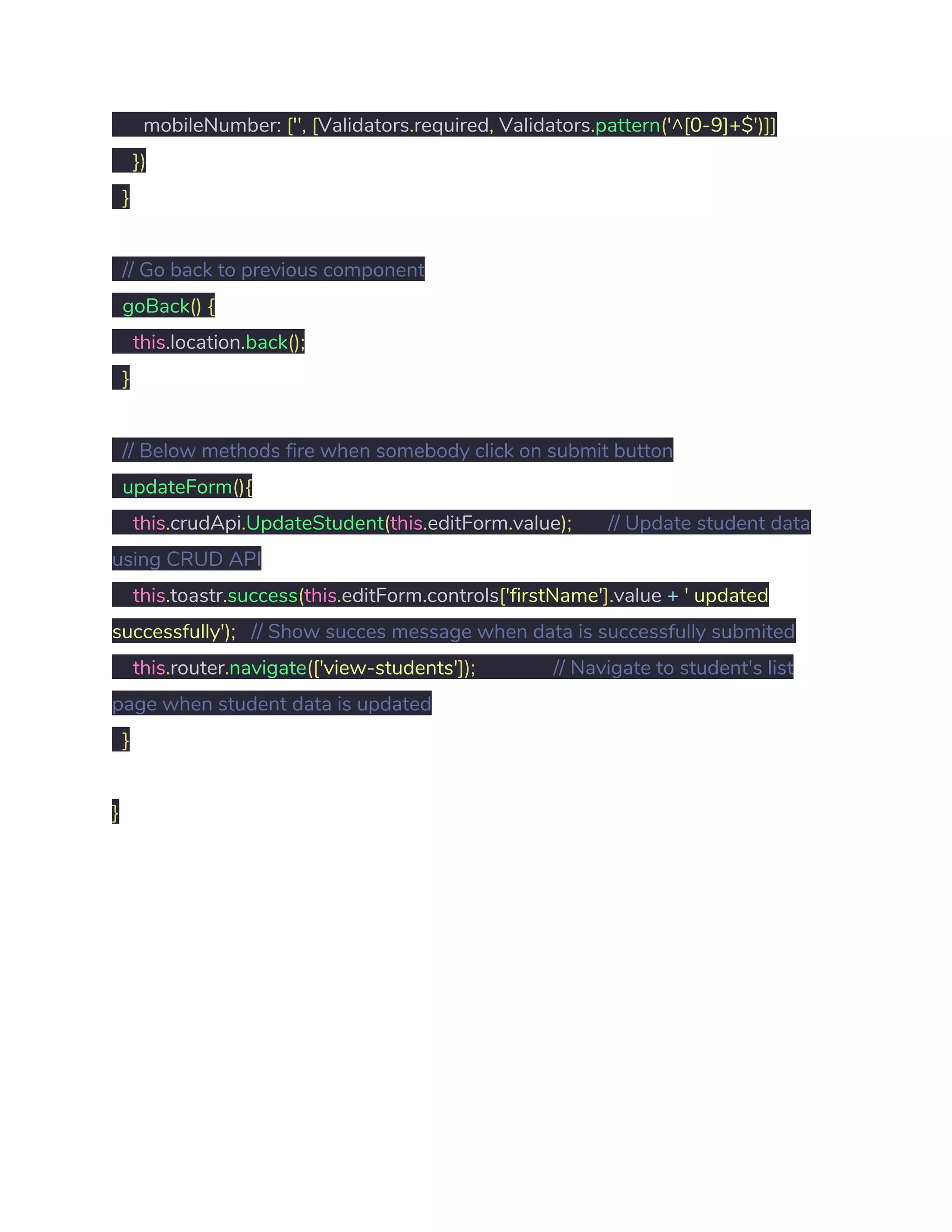 Angular 7 Firebase5 Crud Operations With Reactive Forms Pdf