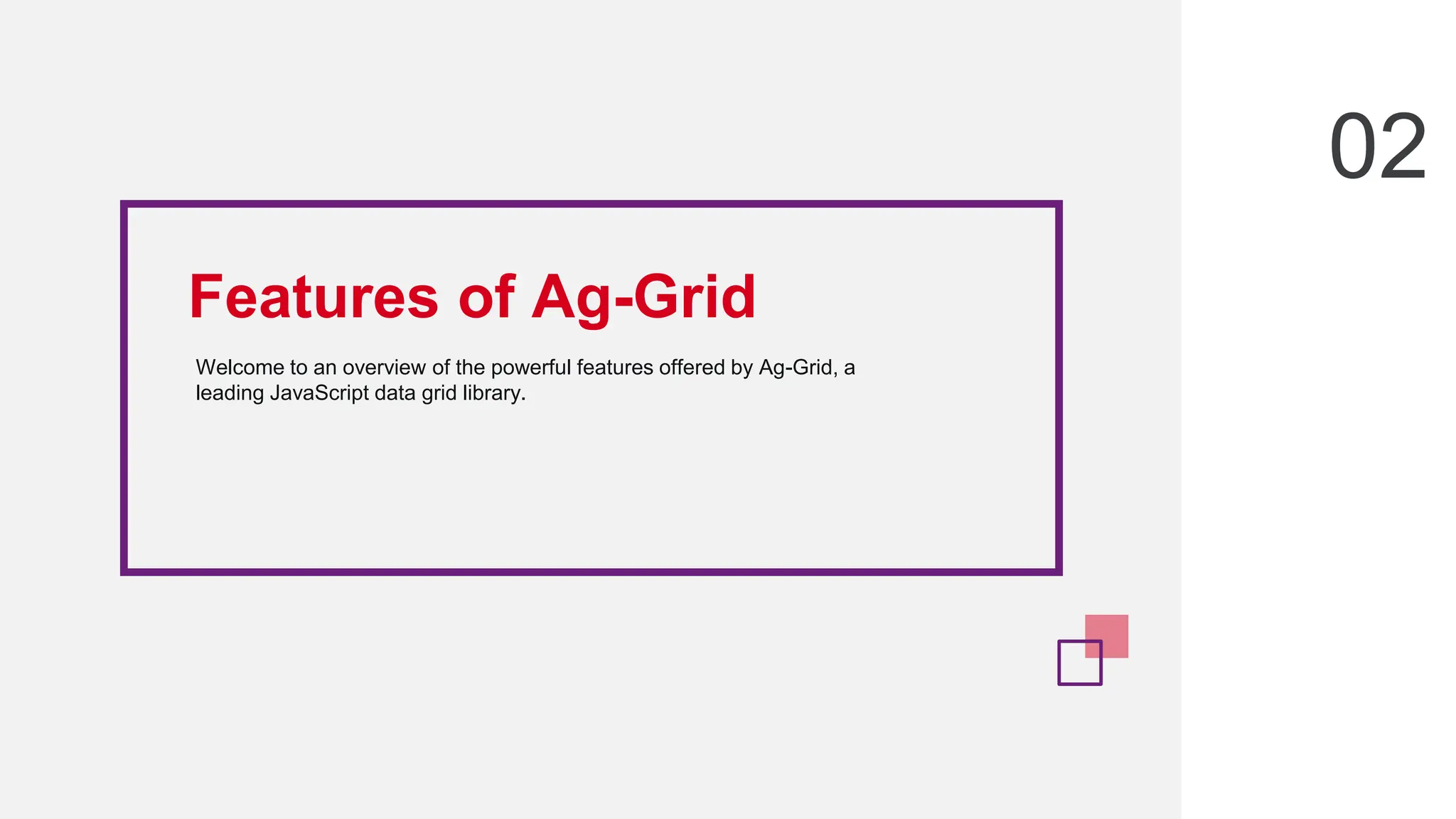 Angular AG grid and its features with Pagination | PPT