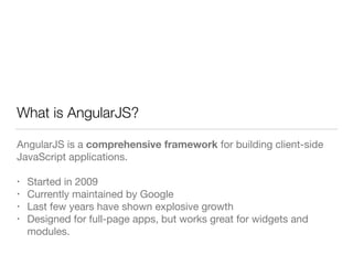 Integrating AngularJS into the Campus CMS | PPT