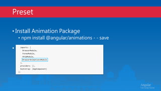 Angular animation | PDF