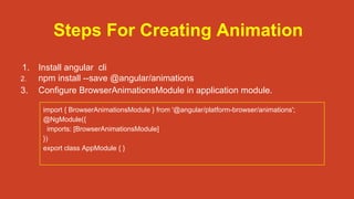 Neoito — Animations in Angular 5 | PPT