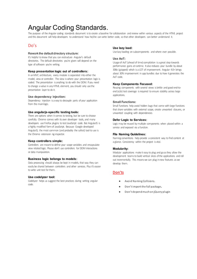 Angular best practices | PDF Angular best practices | PDF