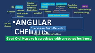 Angular cheilitis | Professional Dental E-Class | PPT
