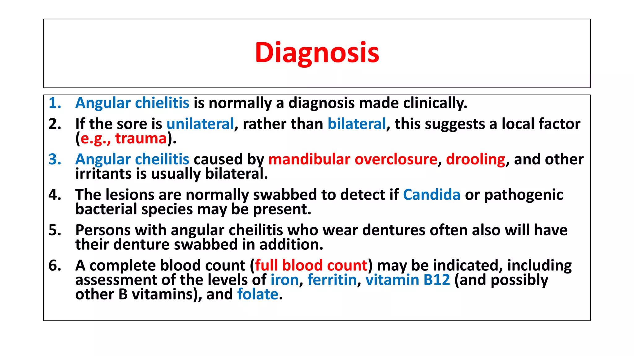 Angular chilitis | PPTX