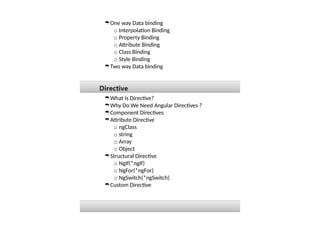 We are providing Angular Training in Mumbai | PPT