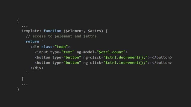 Angular 1.5 Components | PPT
