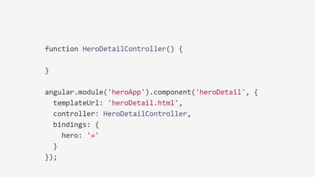 Angular 1.5 Components | PPT