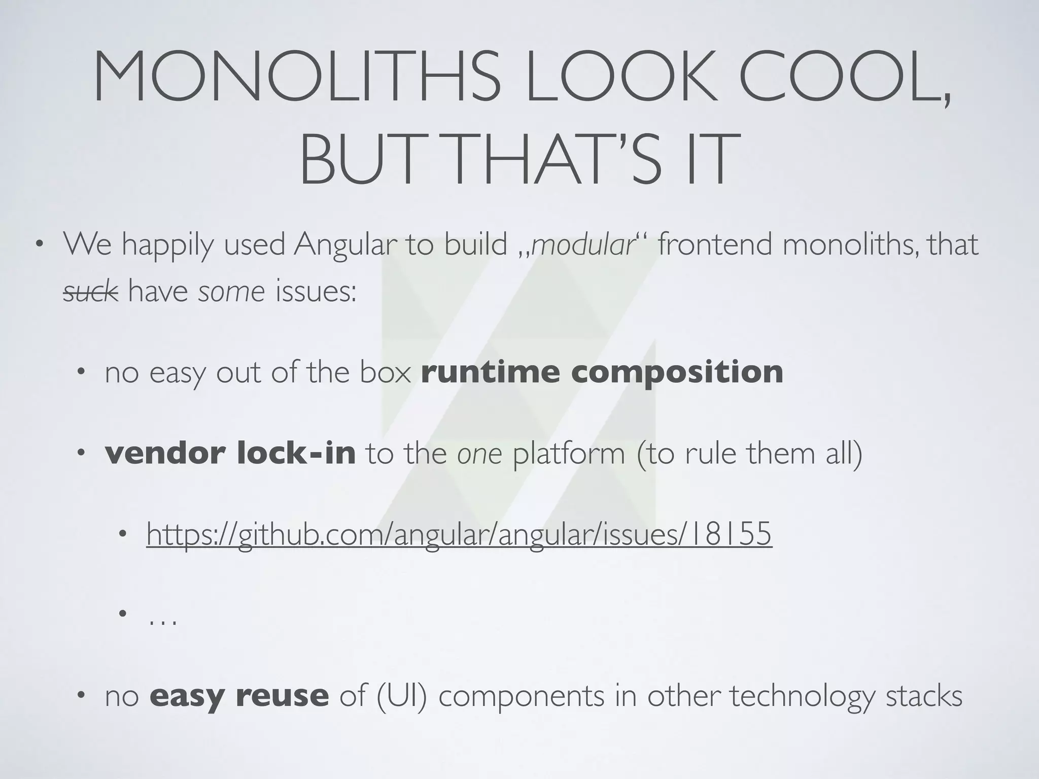 The end of Angular | PPT