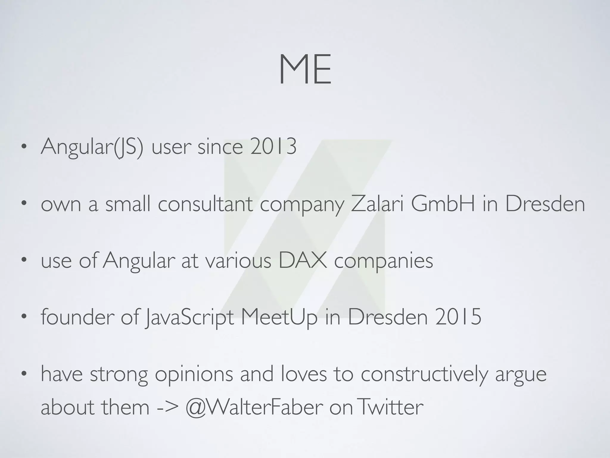 The end of Angular | PPT