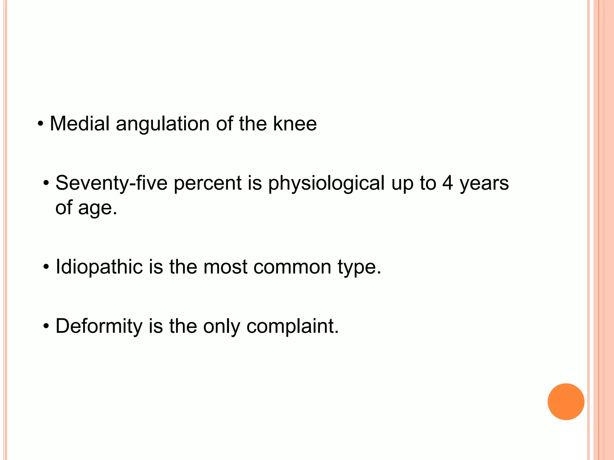 Angular deformities around the knee seminar | PPTX