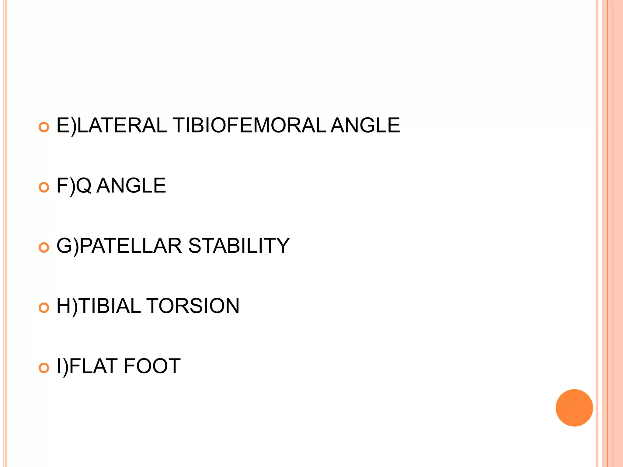 Angular deformities around the knee seminar | PPTX
