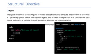 Angular Directive.pptx | Web Development | Internet