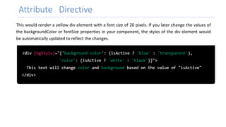 Angular Directive.pptx | Web Development | Internet