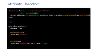 Angular Directive.pptx | Web Development | Internet