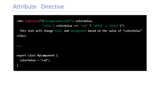 Angular Directive.pptx | Web Development | Internet
