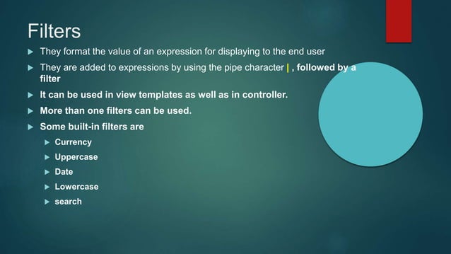Angular Directive Filter And Routing Ppt