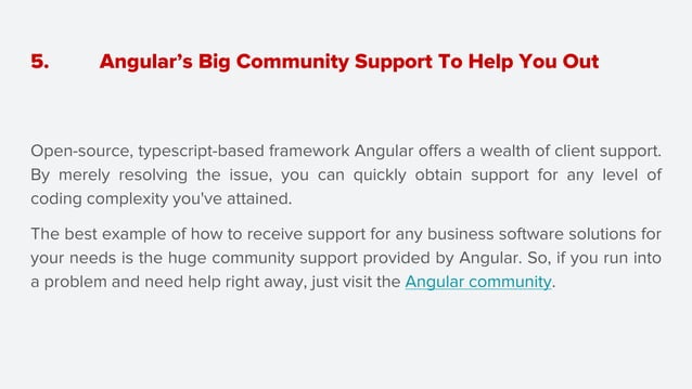 7 Key Reasons To Choose Angular for Mobile App Development Project | PPTX
