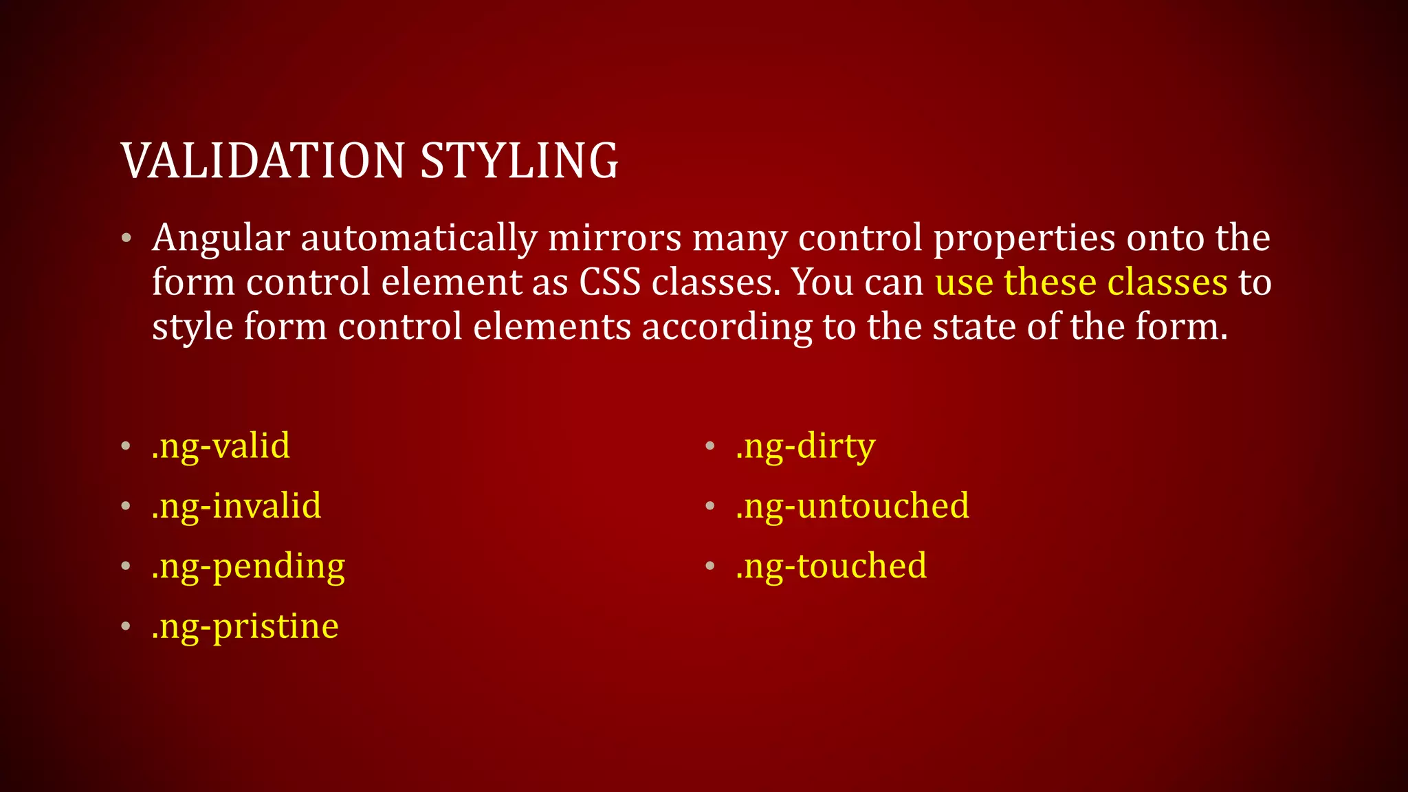Angular Form Validations | PPT Angular Form Validations | PPT