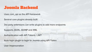 Angular frontends with joomla backend | PPTX