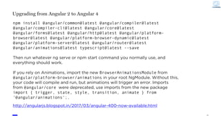 Brief introduction to Angular 2.0 & 4.0 | PPT