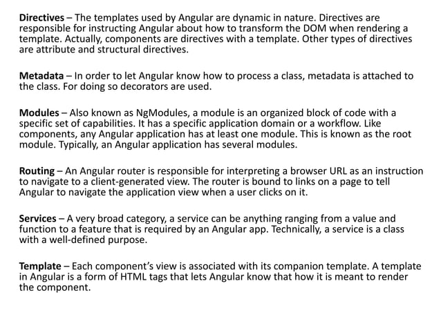 Angular interview questions | PPT