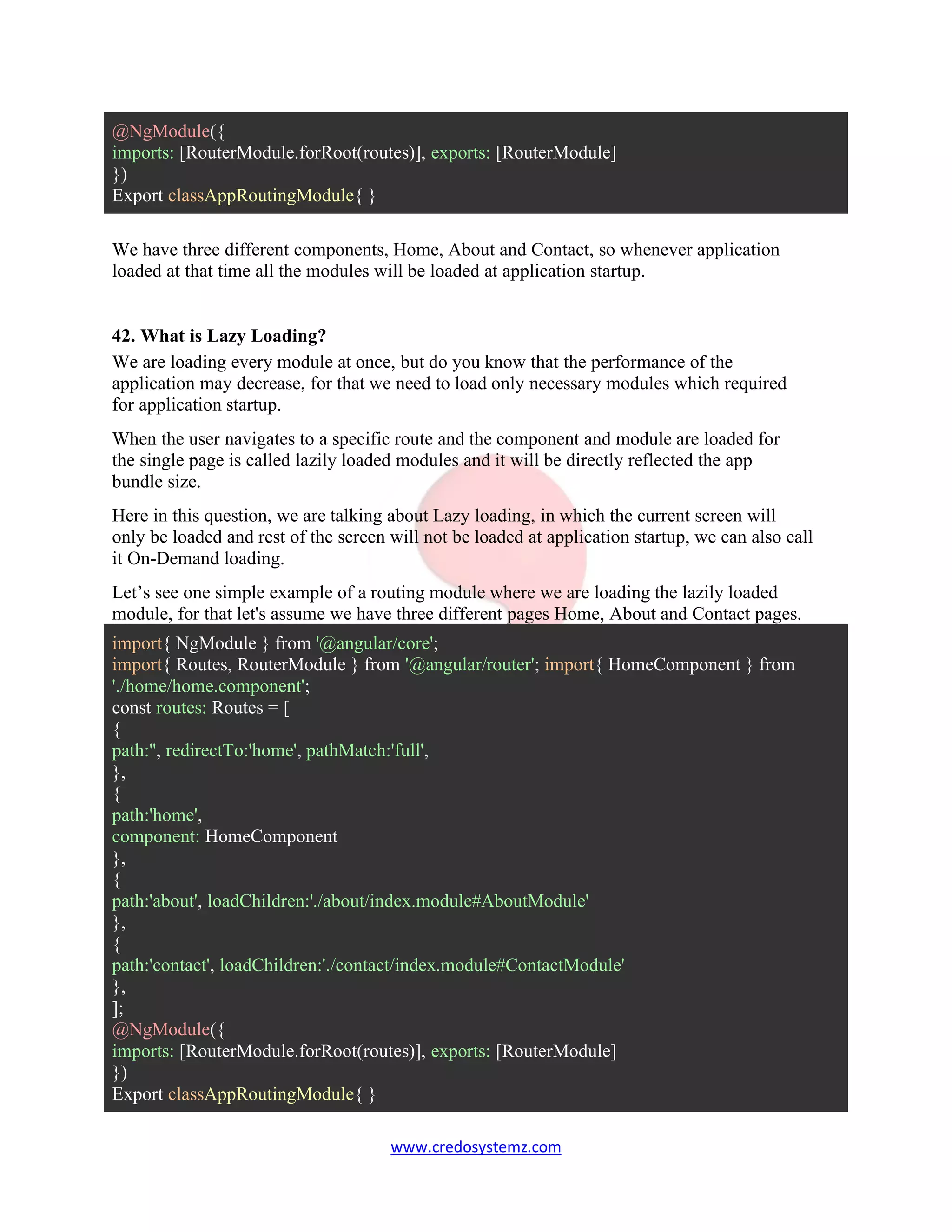 Angular Interview Questions-PDF.pdf | Web Development | Internet