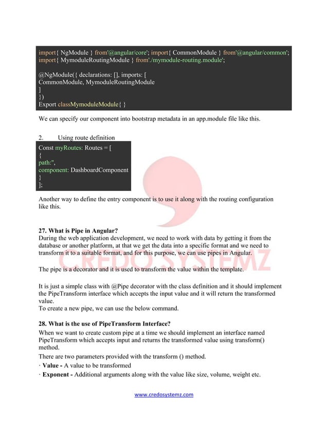 Angular Interview Questions-PDF.pdf | Web Development | Internet