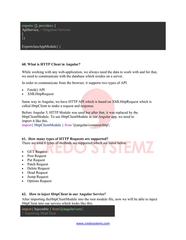 Angular Interview Questions-PDF.pdf | Web Development | Internet
