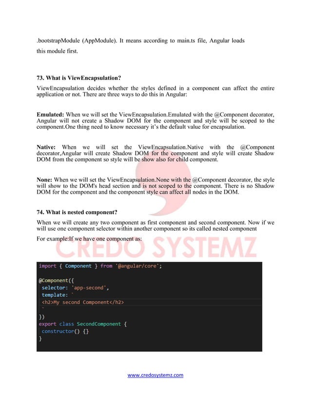 Angular Interview Questions-PDF.pdf | Web Development | Internet
