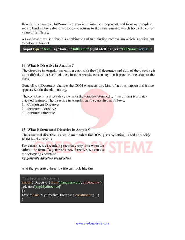 Angular Interview Questions-PDF.pdf | Web Development | Internet