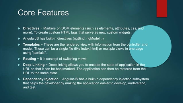 Angular Introduction Basic Ppt