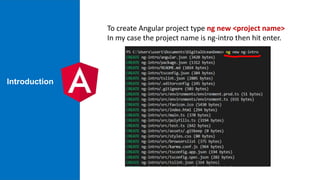 Angular introduction students | PPT