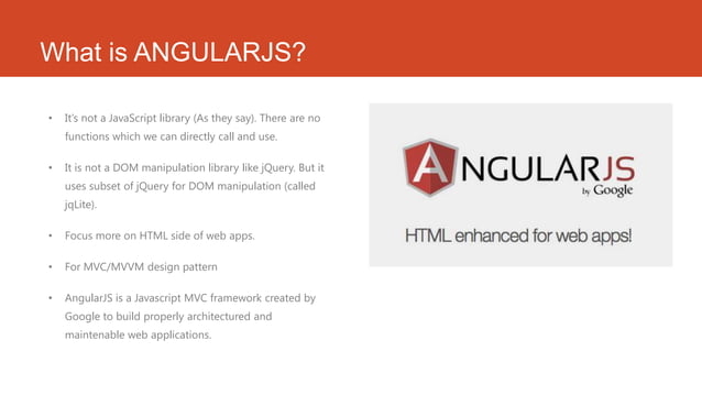 Introduction to Angularjs | PPTX | Web Development | Internet