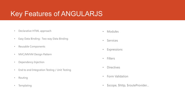 Introduction to Angularjs | PPTX | Web Development | Internet