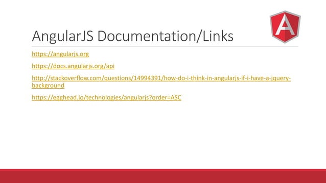 Angular js | PPT