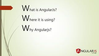 Angular js | PPT