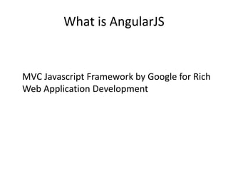 Angular js | PPT