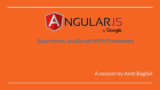 Angularjs PPT | PPTX