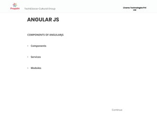 Introduction to Angular JS | PPTX