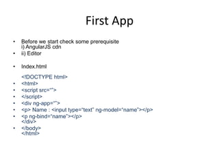 AngularJs Basic Concept | PPT