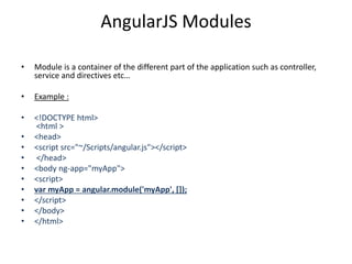 AngularJs Basic Concept | PPT