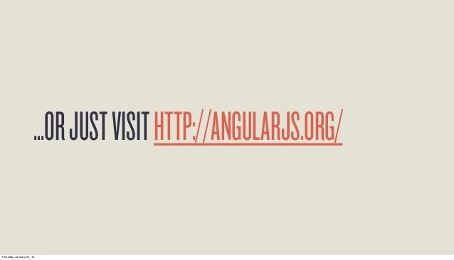 A Brief Intro to Angular.JS