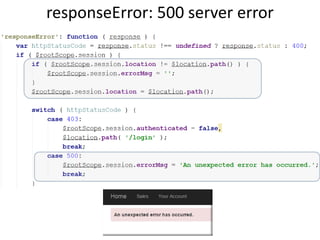 AngularJS $http Interceptors (Explanation and Examples) | PPTX