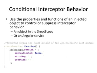 AngularJS $http Interceptors (Explanation and Examples) | PPTX