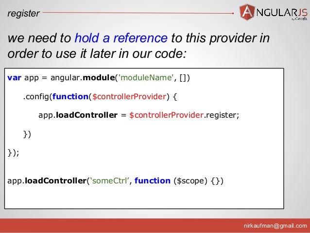 Angularjs - lazy loading techniques Angularjs - lazy loading techniques