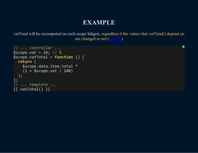 AngularJS - Overcoming performance issues. Limits. | PPT