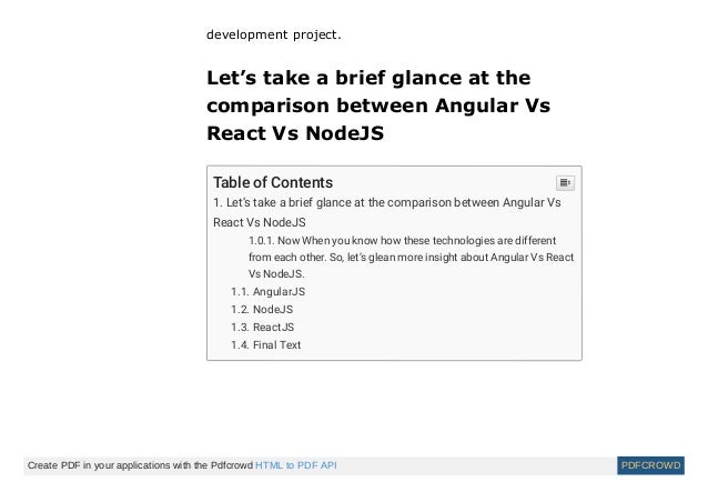 AngularJS Vs ReactJS VS NodeJS Comparison | Which One is best for web ... AngularJS Vs ReactJS VS NodeJS Comparison | Which One is best for web ...