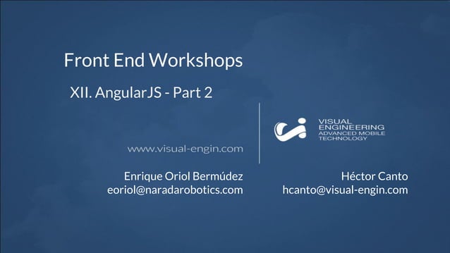 Workshop 13: AngularJS Parte II | PDF