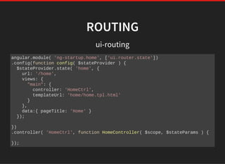 AngularJS advanced project management | PPT