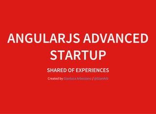 NG-STARTUP ADVANCED ANGULARJS | PPT